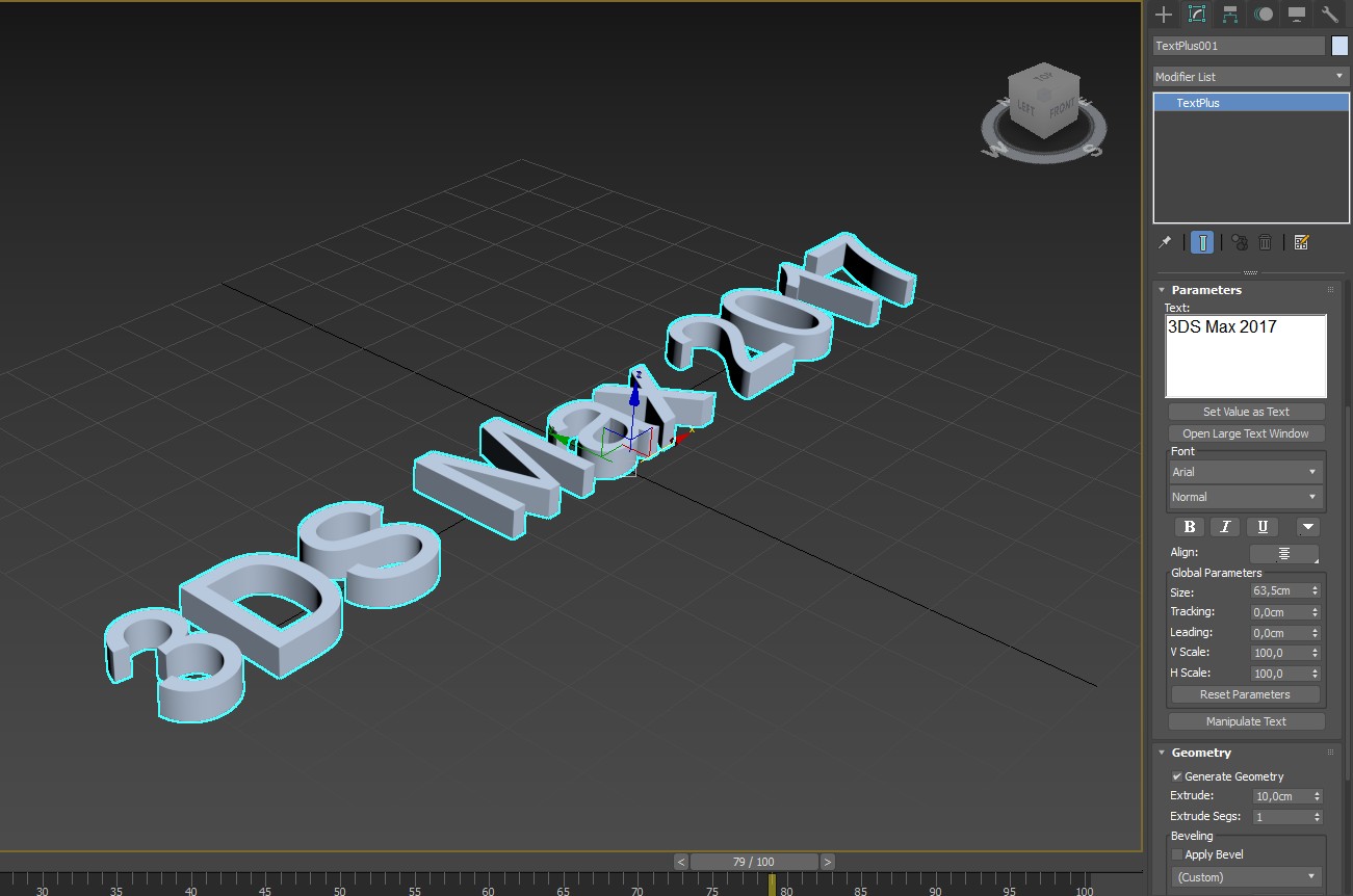 TextPlus: Uso de la nueva herramienta en 3D Studio Max 2017