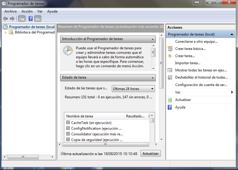 Cómo programar una copia de seguridad en Windows