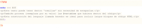 Descubre cómo incluir código y etiquetas HTML en PHP